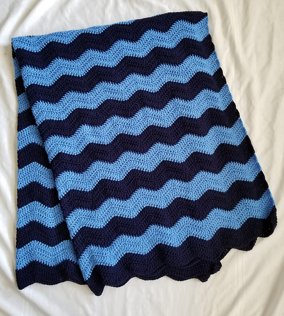 Ravelry: Ripple Blanket pattern by Shannon VanBridger