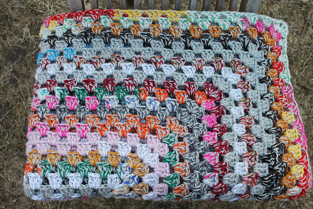 Ravelry: Shantilee's Rectangular Scrappy Granny Square Afghan
