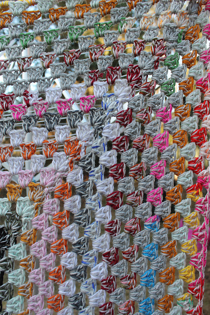 Ravelry: Shantilee's Rectangular Scrappy Granny Square Afghan