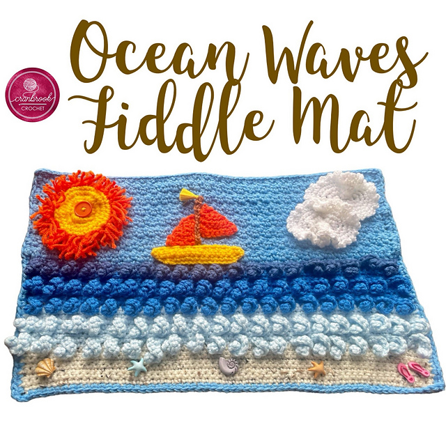 Ravelry: Ocean Waves Fiddle Mat pattern by Shari Reid