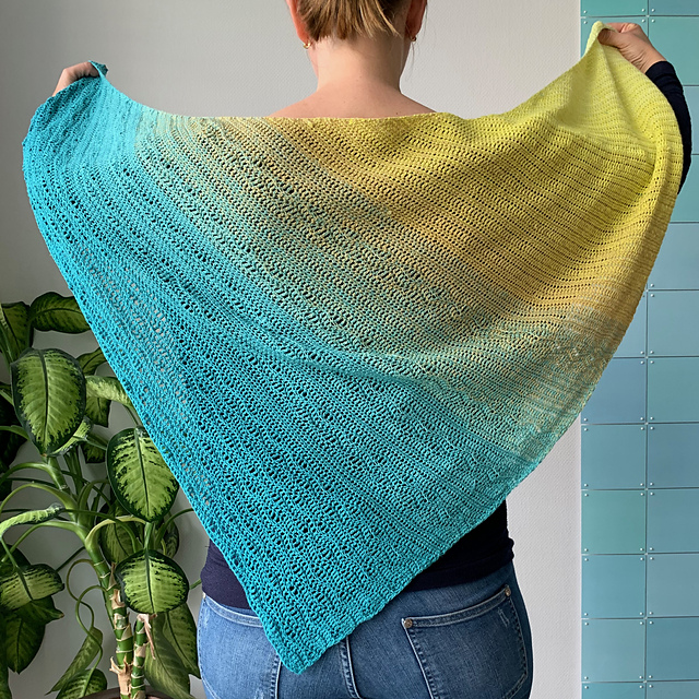 Ravelry: Sunny Waves Shawl pattern by Sharon Facey