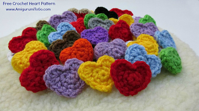 Ravelry: Easy Crochet Heart pattern by Sharon Ojala