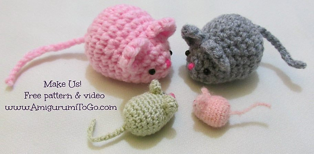 Ravelry: Amigurumi Mouse pattern by Sharon Ojala
