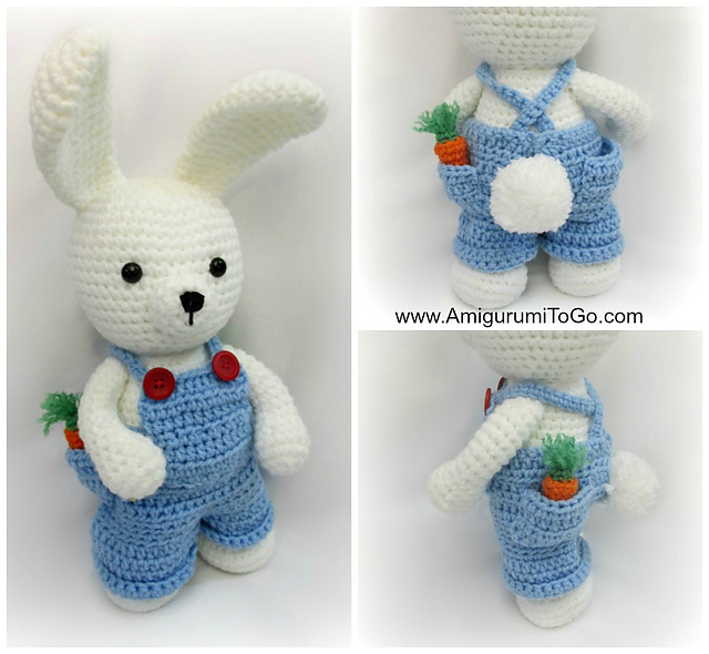 Ravelry: Overalls For Bunny pattern by Sharon Ojala