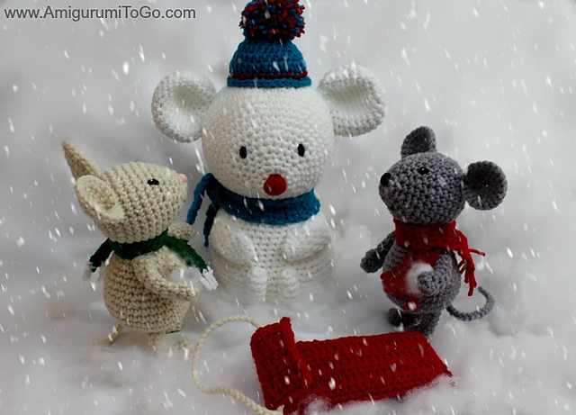 Ravelry: Snowman Mouse pattern by Sharon Ojala