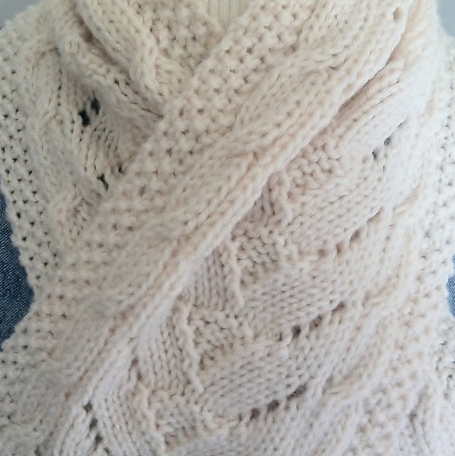 Ravelry: Cable Lace Scarf pattern by Sharondipity Designs