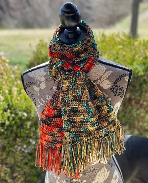 Ravelry: Faded Fibonacci Scarf pattern by Care Sharpin