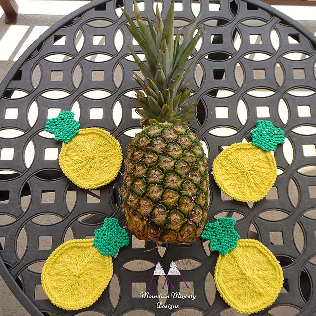 Ravelry: Hawaiian Pineapple Coaster pattern by Snow Capped Knits