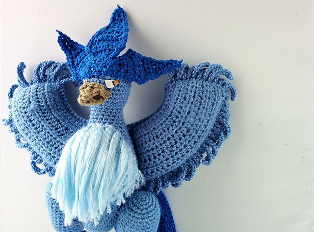 Ravelry: Articuno Pokemon pattern by Shehla Ahmed