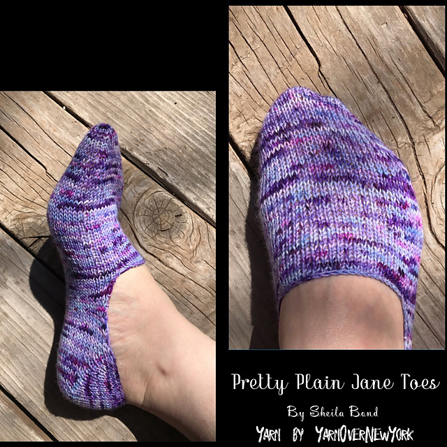 Ravelry: Pretty Plain Jane Toes pattern by Sheila Bond