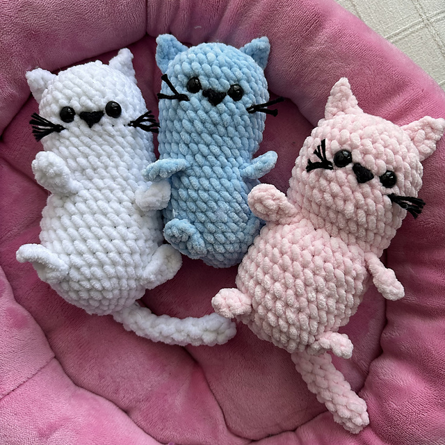 Ravelry: Jelly Bean Cats pattern by Sheila Bond