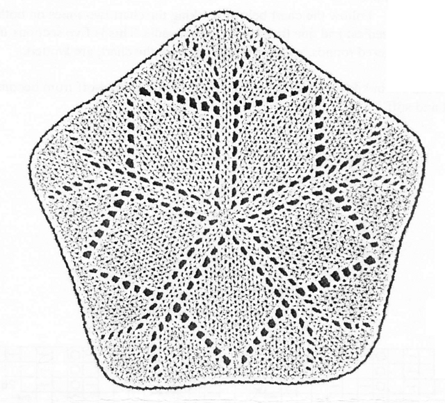 Ravelry: Pentagon Star Face Cloth pattern by Robert Powell