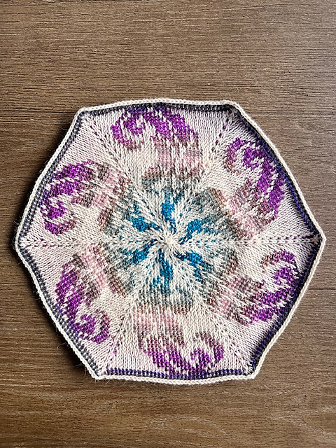 Ravelry: Feather 2 Hexagon pattern by MJ Blanco