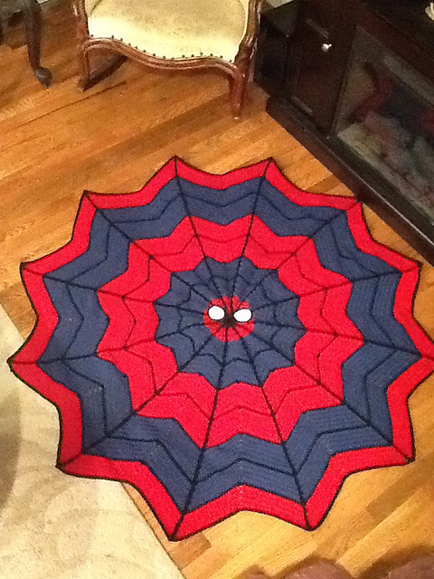 Ravelry: Shellsandsun's Spider-Man Blanket