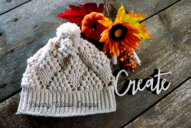 Ravelry: Popcorn Hat pattern by Country Willow Designs