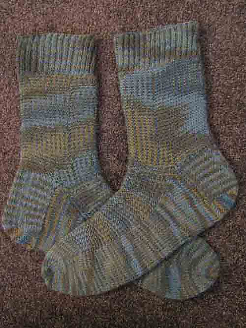 Ravelry: Man's Slip Stitch Socks pattern by Bernat Design Studio