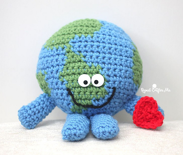 Ravelry: Planet Earth Cuddle Buddy pattern by Sarah Zimmerman