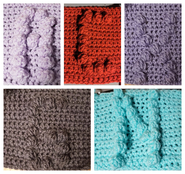 Ravelry: Bobble Alphabet Letters- Slimline pattern by Tracy Wade