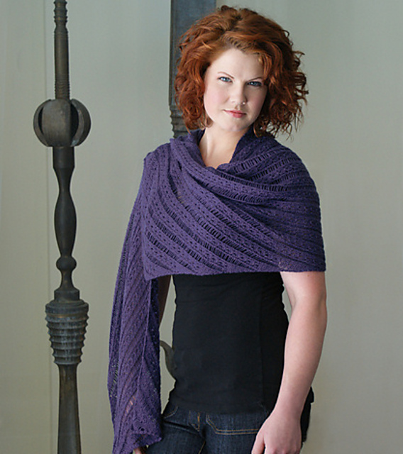 Ravelry: Coin Lace Stole pattern by Shui Kuen Kozinski