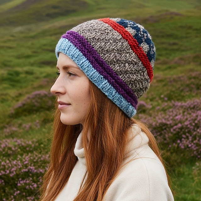 Ravelry: My Tweedy Scrappy Hat pattern by La boutique de Jeanne