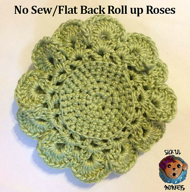 Ravelry: No Sew Roll Up Rose Tutorial pattern by Sick 'Lil Monkeys