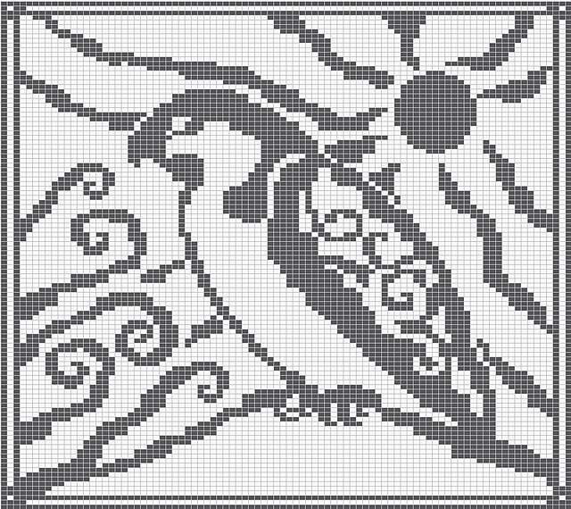 Ravelry: Spirit Falcon Knitting Chart pattern by Melanie Nordberg