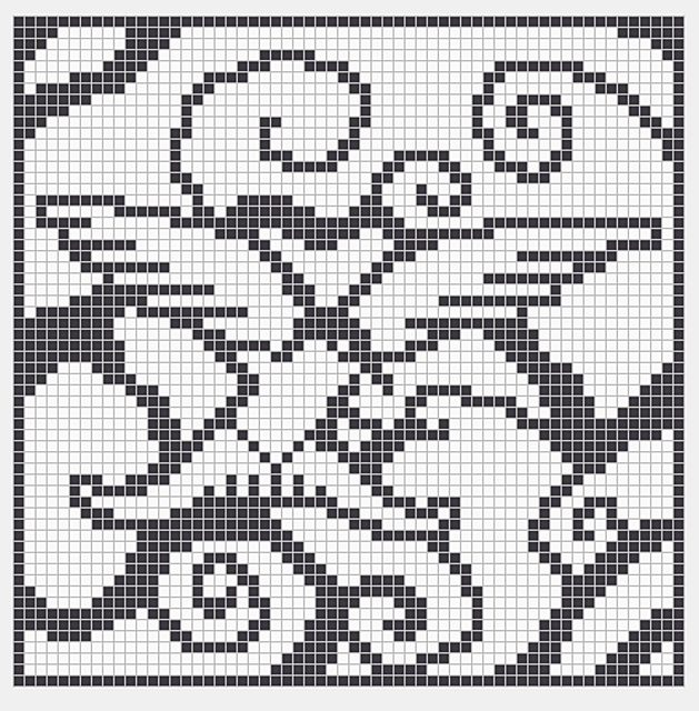 Ravelry: Spirit Tern Square Chart pattern by Melanie Nordberg