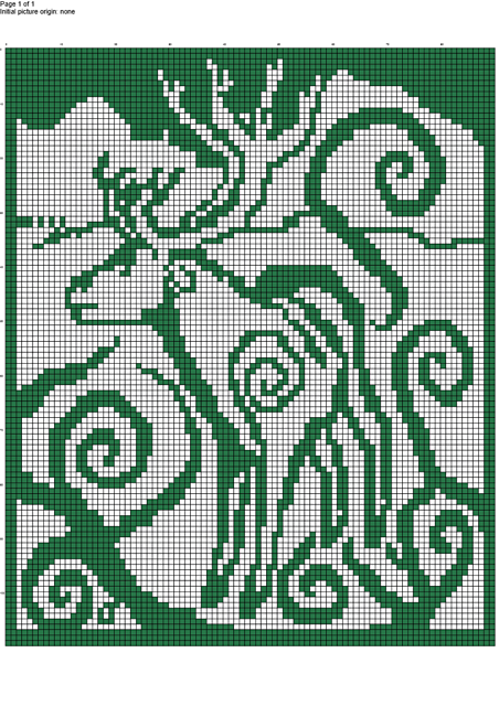 Ravelry: Spirit Caribou (Caribou Mother) Knitting Chart pattern by ...