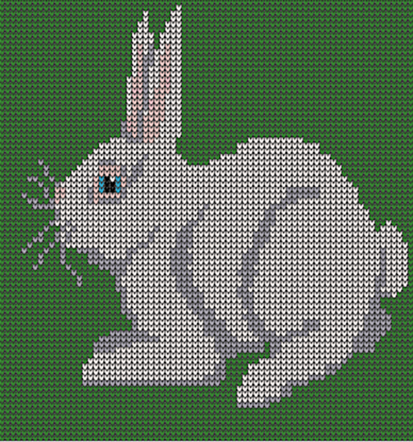 Ravelry: Little Bunny Knitting Charts pattern by Melanie Nordberg