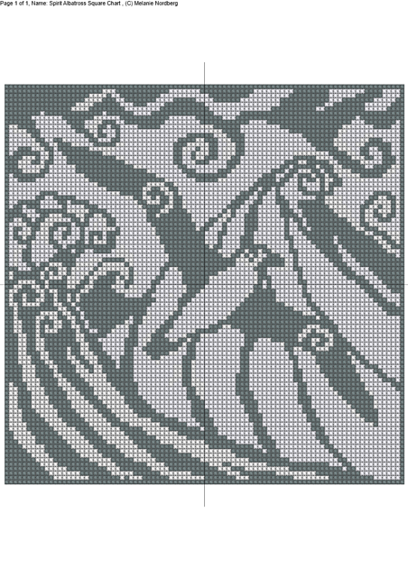 Ravelry: Spirit Albatross Square Chart pattern by Melanie Nordberg