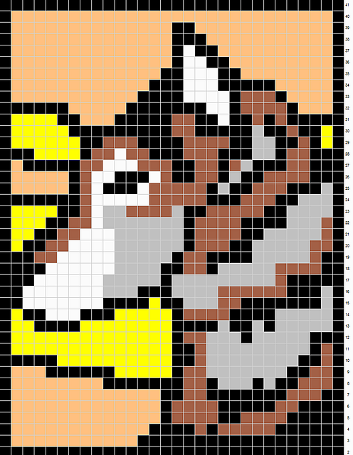 Ravelry: Red Wolf Chart pattern by Melanie Nordberg