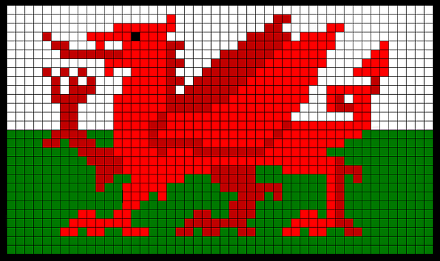 Ravelry: Welsh Dragon Chart pattern by Melanie Nordberg