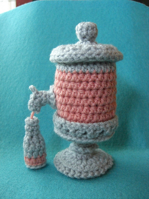 Ravelry: Pink Lemonade Dispenser pattern by Silvia-Carmen Comanescu