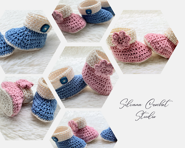 Ravelry: Cute Baby Booties pattern by Silvana Hagiu