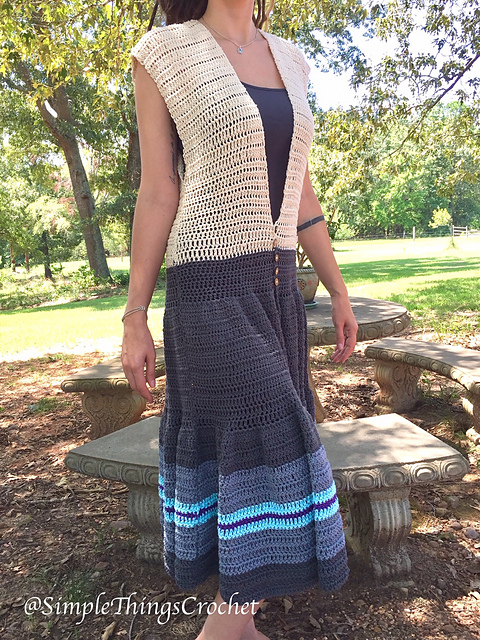 Ravelry: Madeleine Split Front Dress Pattern By Tia Edwards