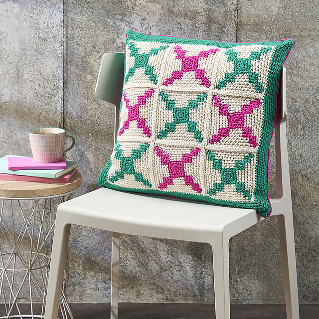 Ravelry: Fibonacci Cushion pattern by Carol Ibbetson