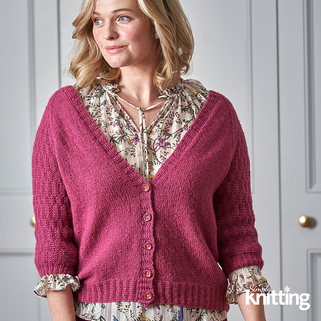 Ravelry: Berry Sorbet Cardigan pattern by Sarah Hatton