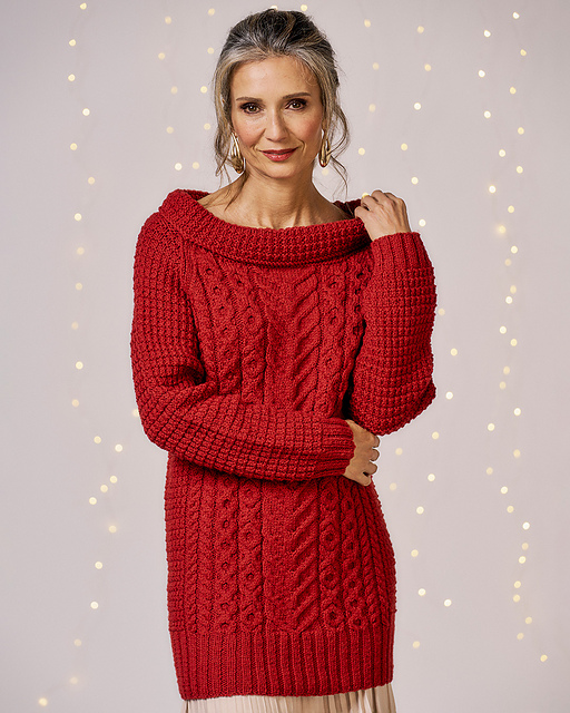 Ravelry: Hearthfire Sweater pattern by Sarah Hatton