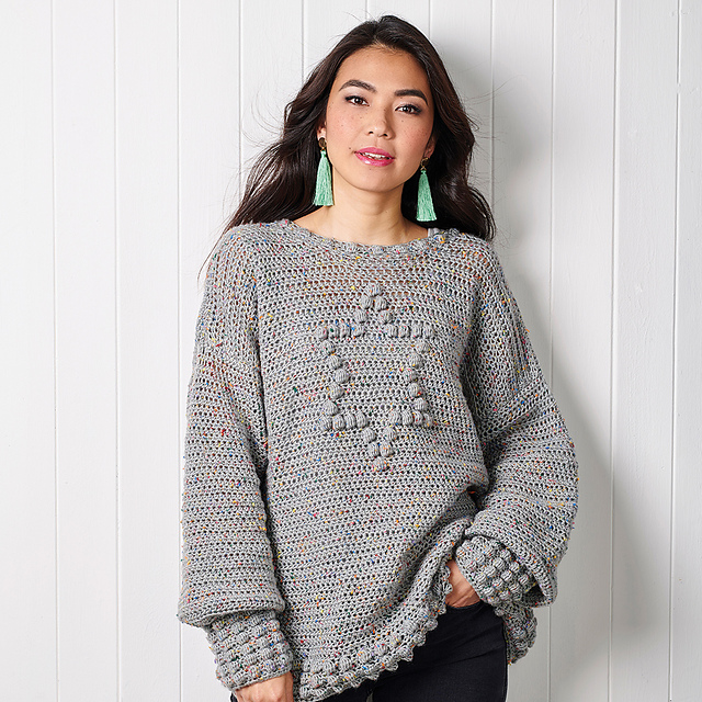 Ravelry: Bobble Jumper pattern by Sara Huntington