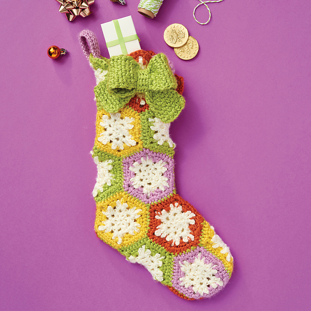 Ravelry: Snowflake Stocking pattern by Daisy Dobrijevic