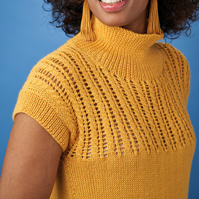 Ravelry: Lace & Cable Top pattern by Jo Allport