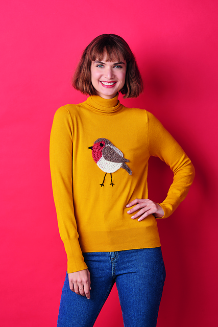 Ravelry: Embellish - Robin Motif pattern by Lucy Croft