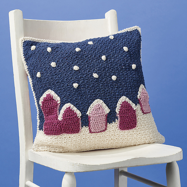 Ravelry: Houses Cushion pattern by Jess D Bennett