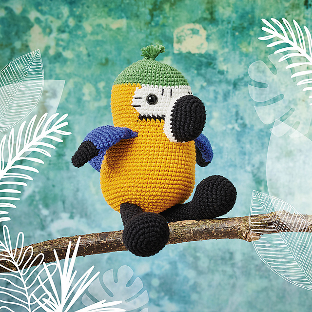 Ravelry: Blue Throated Macaw pattern by kim bengtsson friis