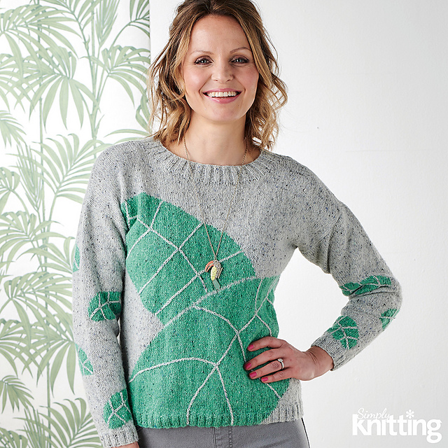 Ravelry: Leaf Jumper pattern by Sian Brown Knitwear Design