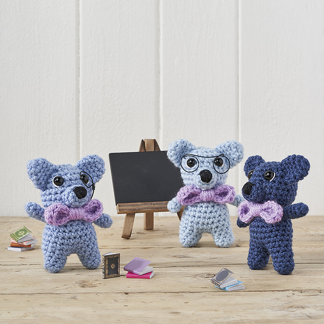 Ravelry: Brainiac Bears pattern by Ashley Parker