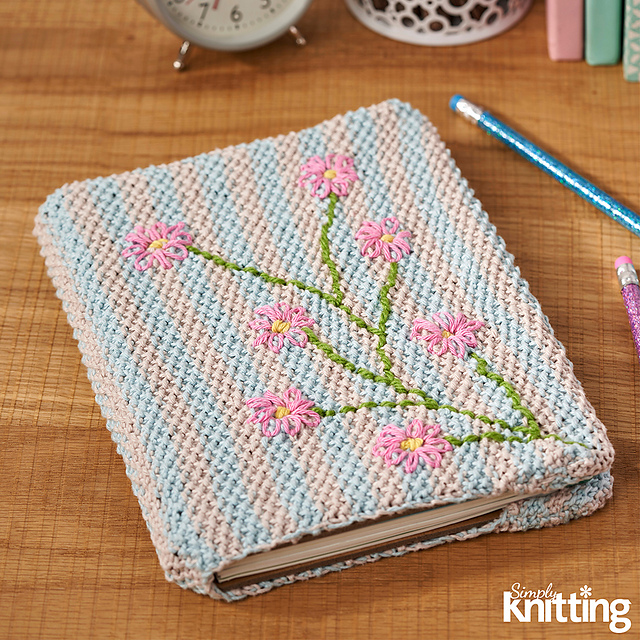 Ravelry: Cherry Blossom Book Cover pattern by Sophie Jordan