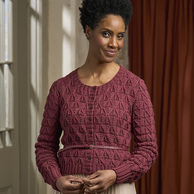 Ravelry: Hardwick Hall Cardigan pattern by Sian Brown Knitwear Design