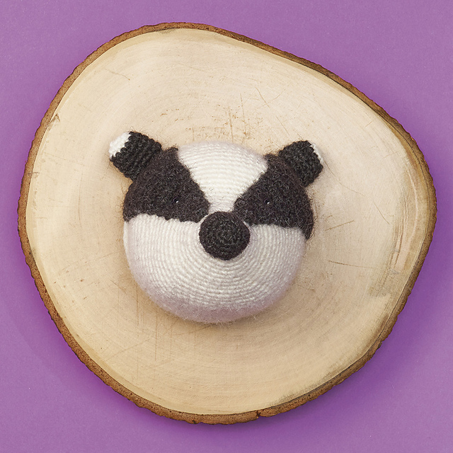Ravelry: Badger Crochetdermy pattern by Karen Hubbard
