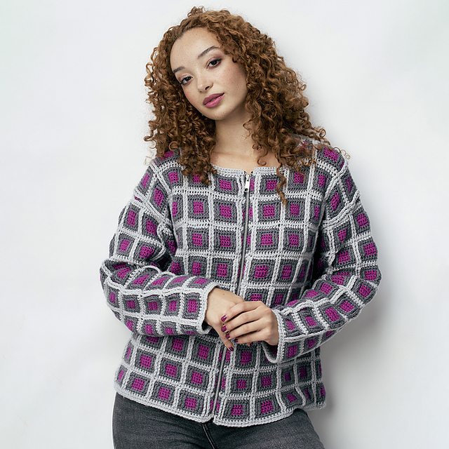 Ravelry: Mini Squares Jacket pattern by Pat Strong